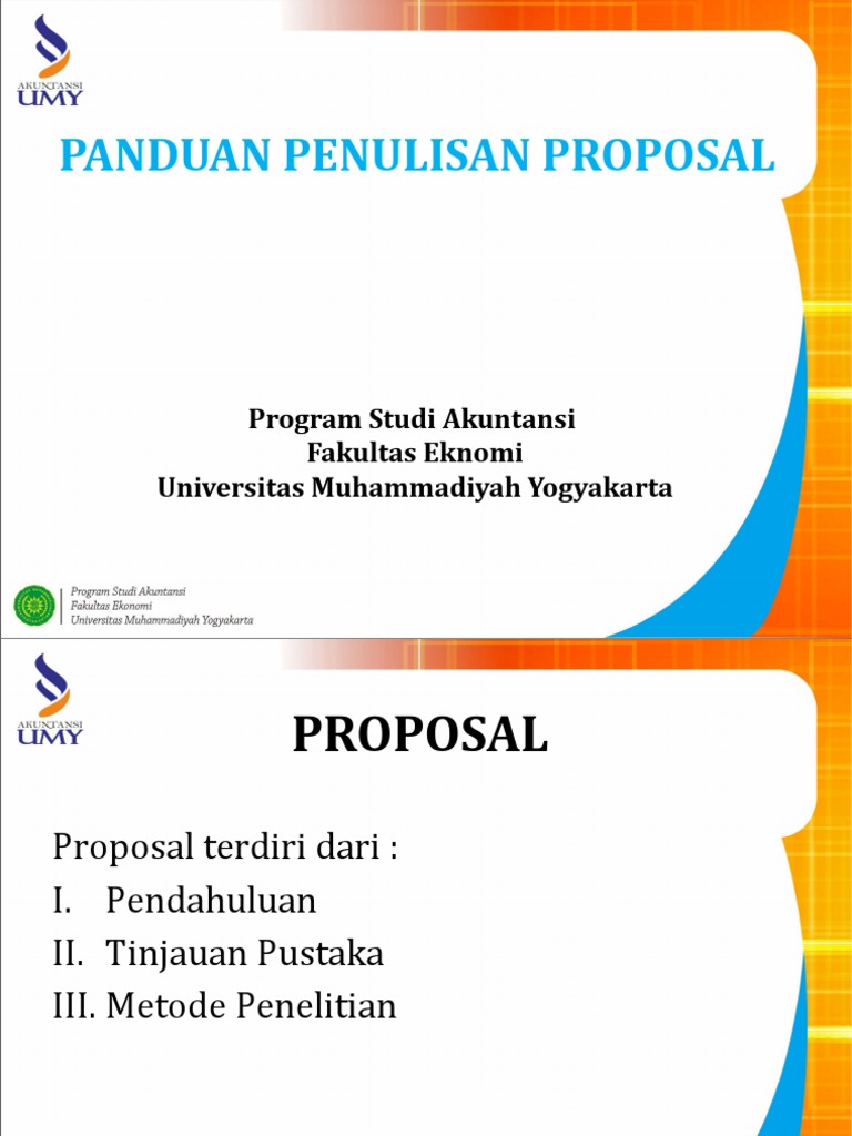 Panduan Penulisan Proposal | PDF