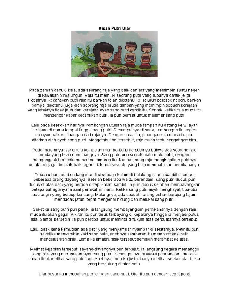 Kisah Putri Ular | PDF