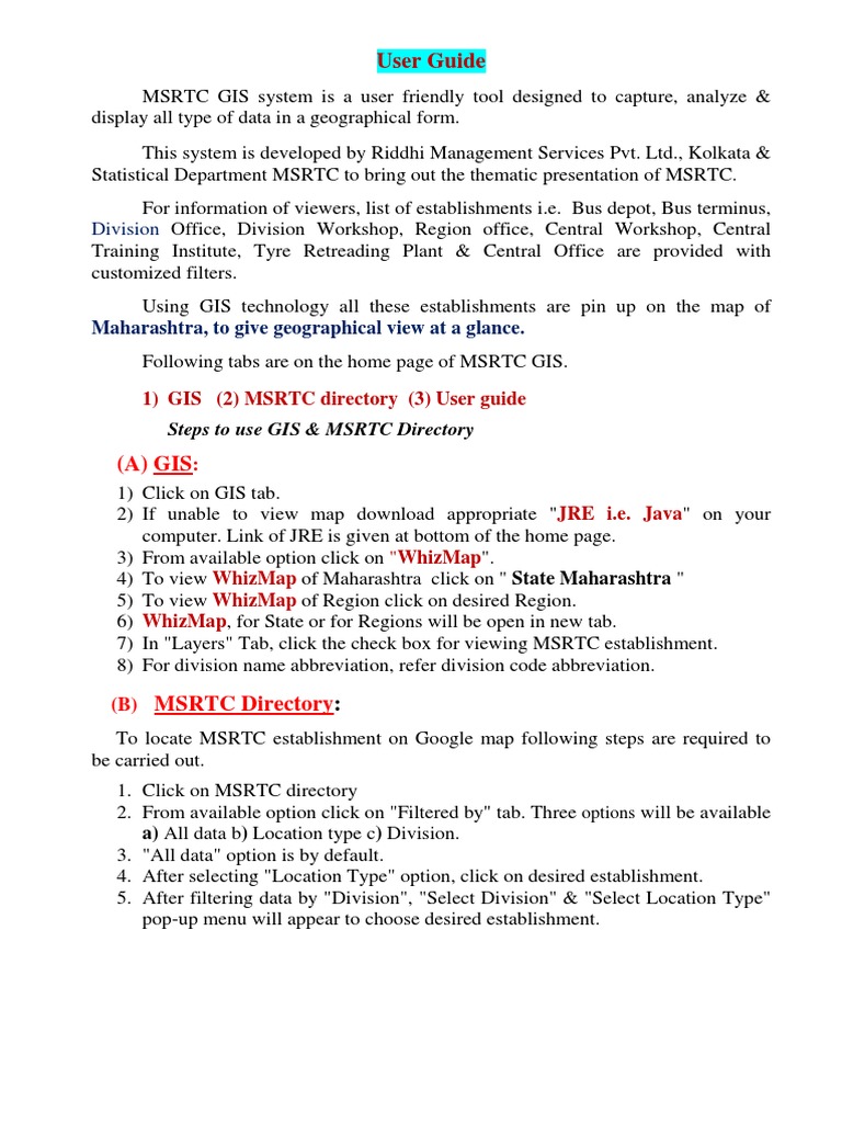 Gis User Guide | PDF | Geographic Information System | Java (Software Platform)