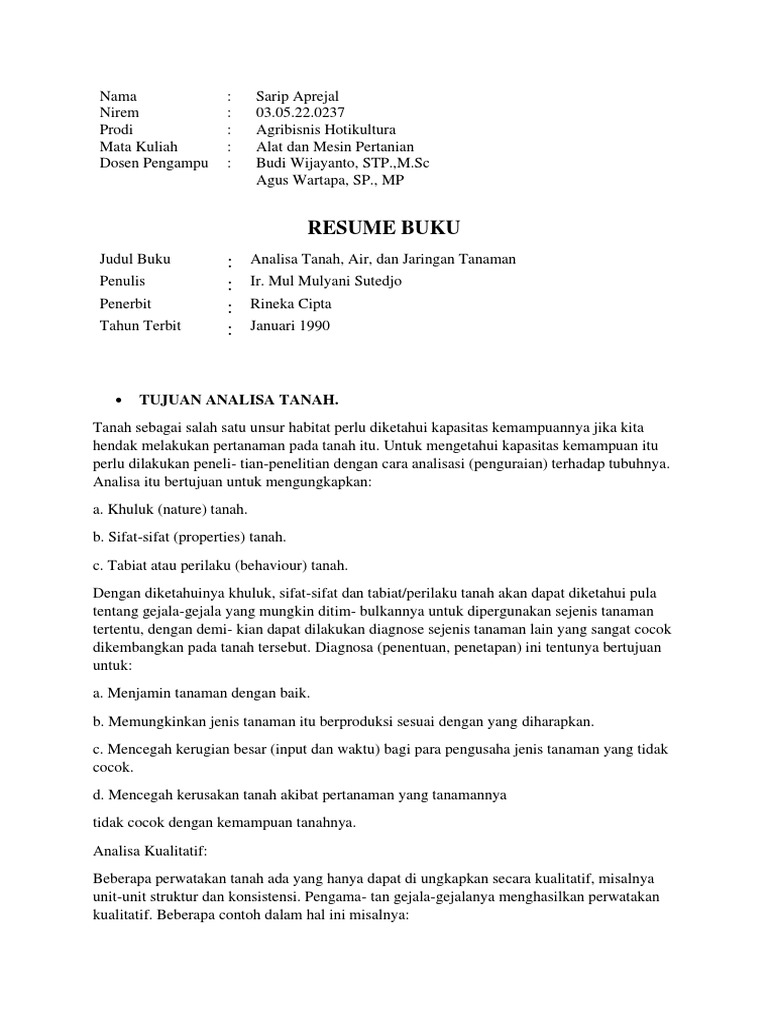 27 - Sarip Aprejal - Pengayaan Materi - Alsintan | PDF | Sains & Matematika