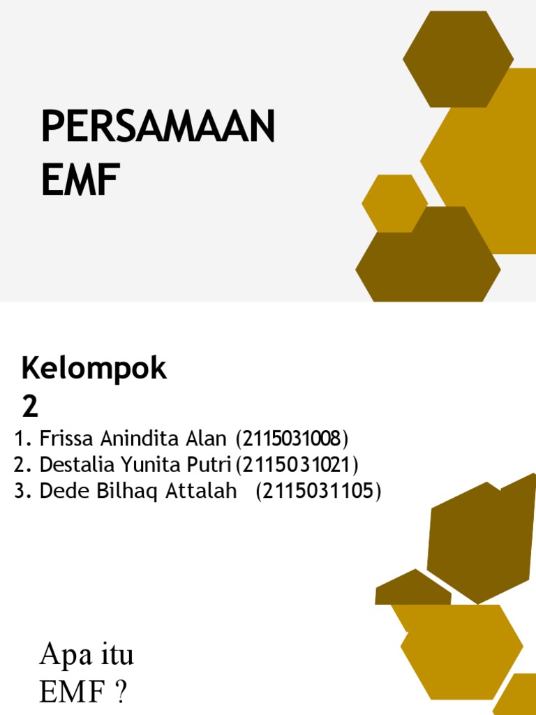 Persamaan Emf Kelompok 2C | PDF