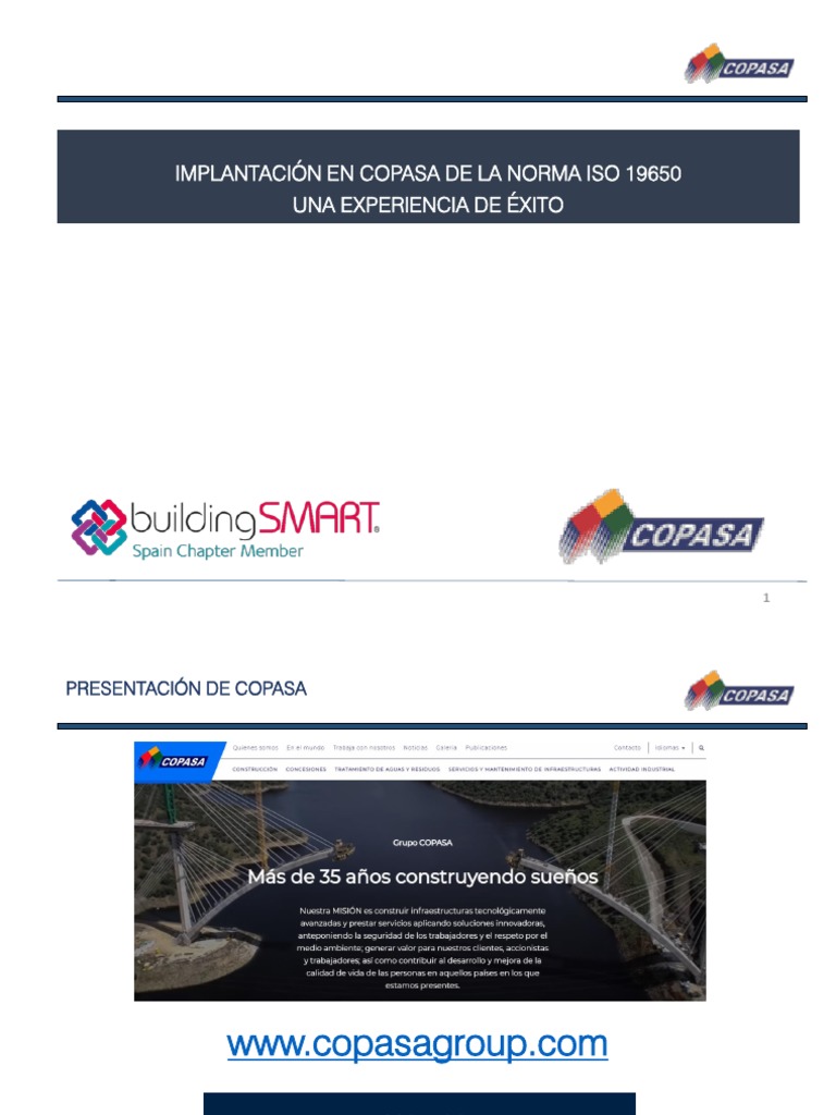 Implantación ISO 19650 en COPASA | PDF
