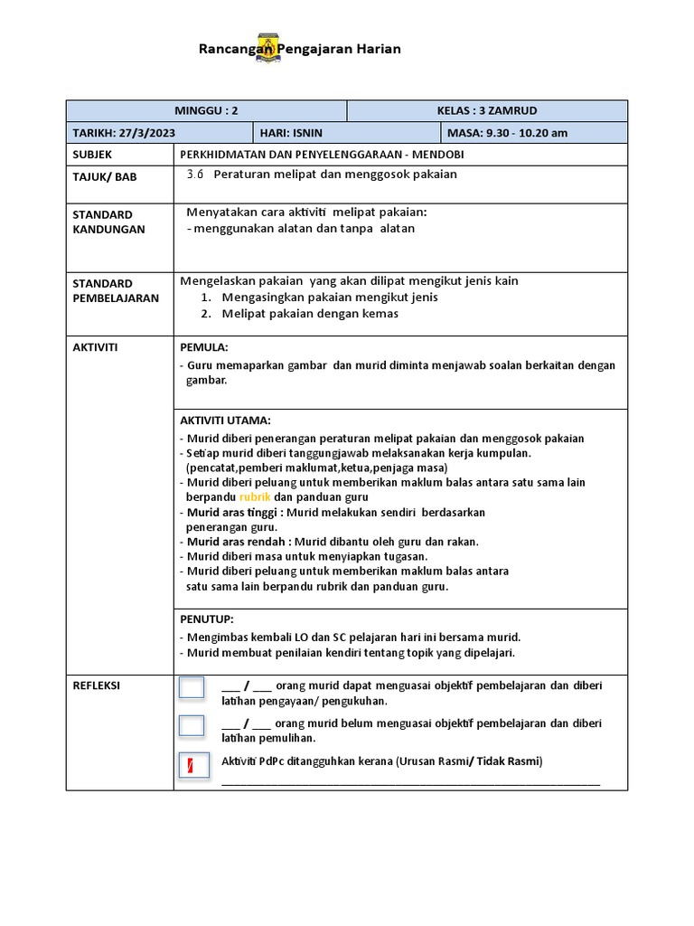 E-Rph m2 27 Mac 2023 m3 Isnin 3 Apr | PDF