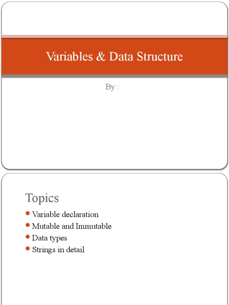 Variables And Data Structure Pdf String Computer Science Variable Computer Science 