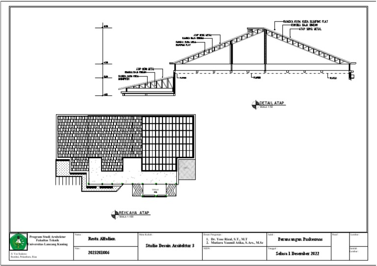 DETAIL DAN RENCANA ATAP | PDF