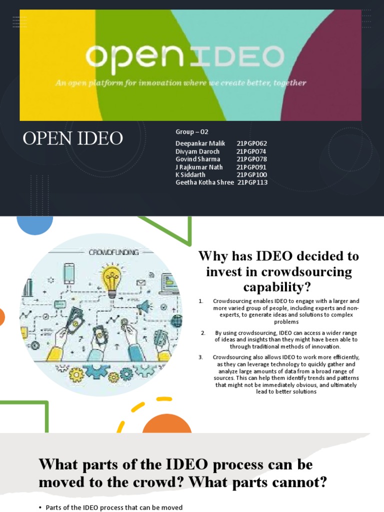A 02 Openideo | PDF | Crowdsourcing | Innovation