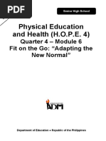 PE 12-HOPE 3, Q1, Module 1, Lesson 1-4 by Shine | PDF | Aerobic Exercise | Glycolysis