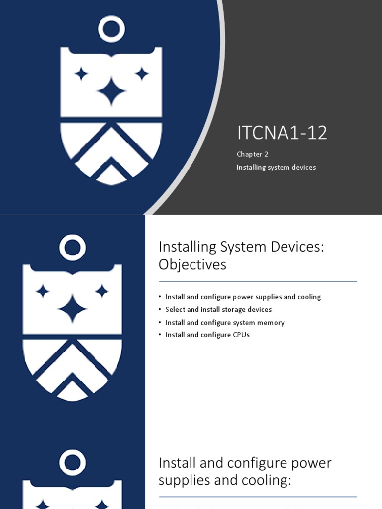 ITCNA - Chapter 2 - Installing System Devicesv1 | PDF | Computer Data ... ITCNA - Chapter 2 - Installing System Devicesv1 | PDF | Computer Data ...