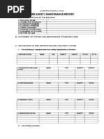 Sample Fire Safety Register | PDF | Fires | Safety