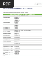 Asr1006 X Datasheet | PDF | Network Interface Controller | Computing