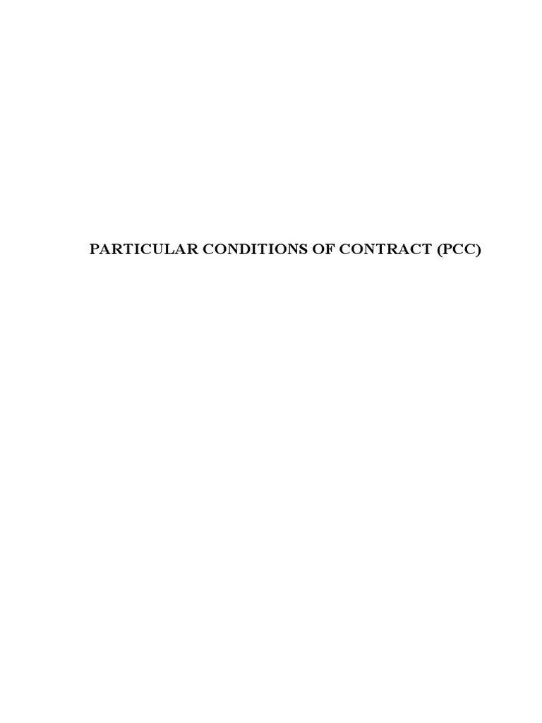3.0 Modified PCC by CBM and Than Corrected by Consultant | PDF ...