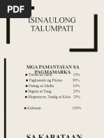 Rubriks Sa Pagtatalumpati | PDF