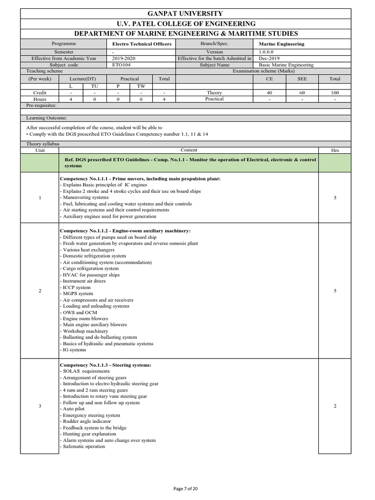 Basic Marine Engineering Course | PDF | Crane (Machine) | Ships