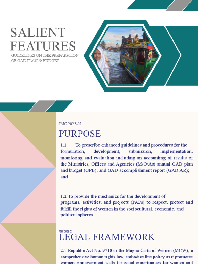 SALIENT-FEATURES-OF-GUIDELINES On GAD | PDF | Gender And Development ...