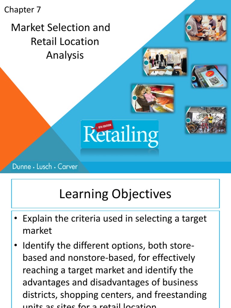 Lecture 6 - Market Selection and Retail Location Analysis | PDF ...