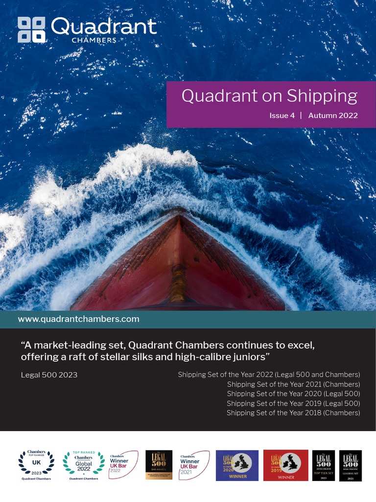 Quadrant Chambers: Shipping Insights 2022 | PDF | Justice | Crime ...