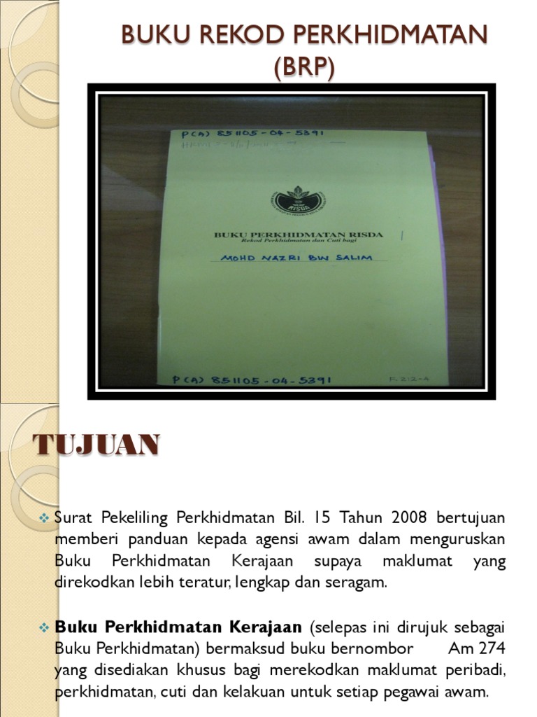 Tatacara Tulis BRP | PDF