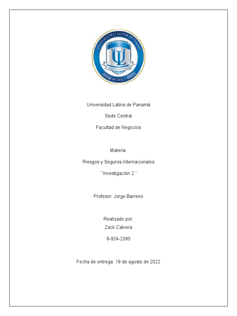 Intermediarios de Seguros en Panamá | PDF | Seguro | Reaseguro