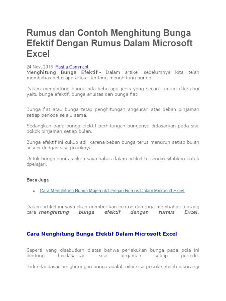 Cara Hitung Bunga 2 Pdf