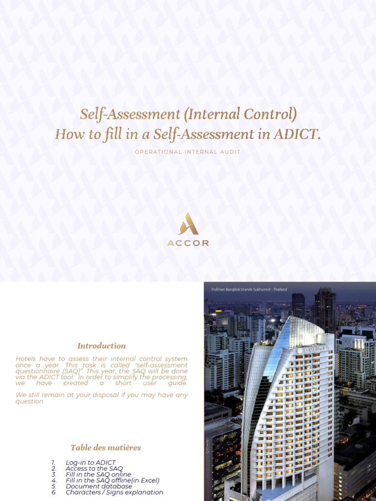 User Guide for ADICT SAQ Process | PDF | Microsoft Excel | Computer File