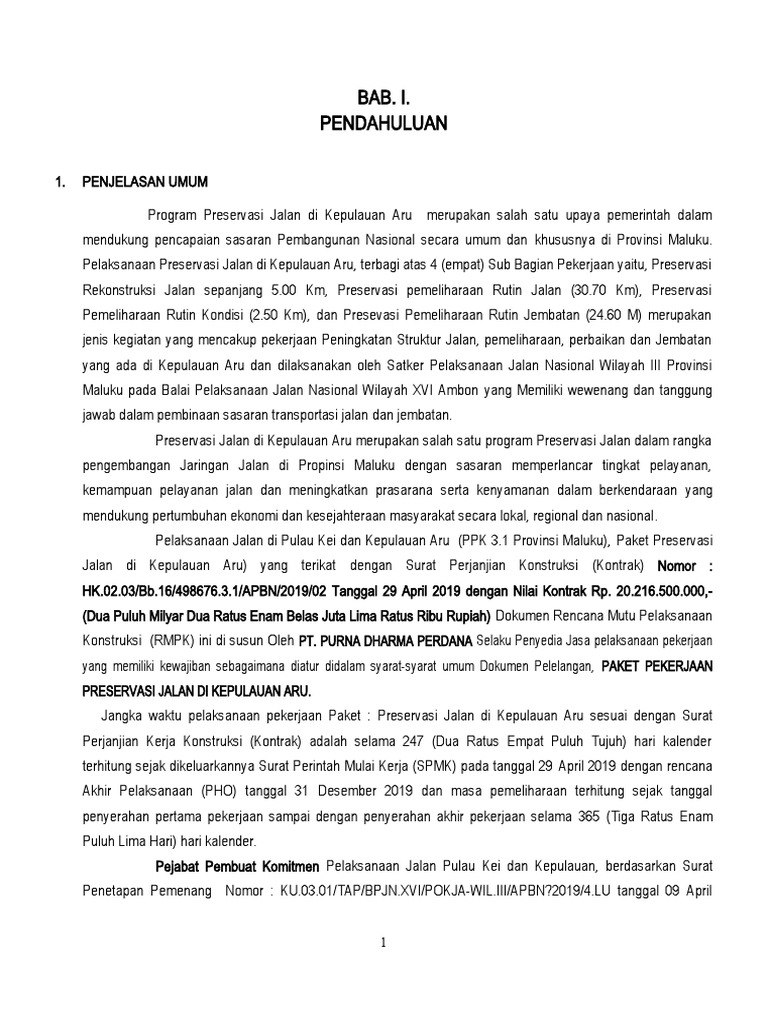 Isi Justifikasi (Final Ok) | PDF