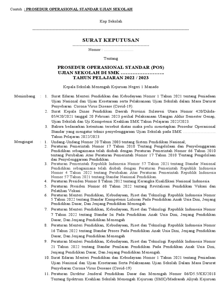 Contoh POs | PDF | Bisnis