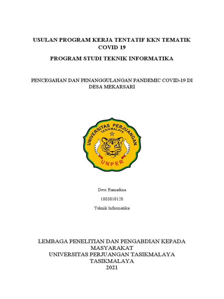 Proker Tentatif Devi Ramadina | PDF