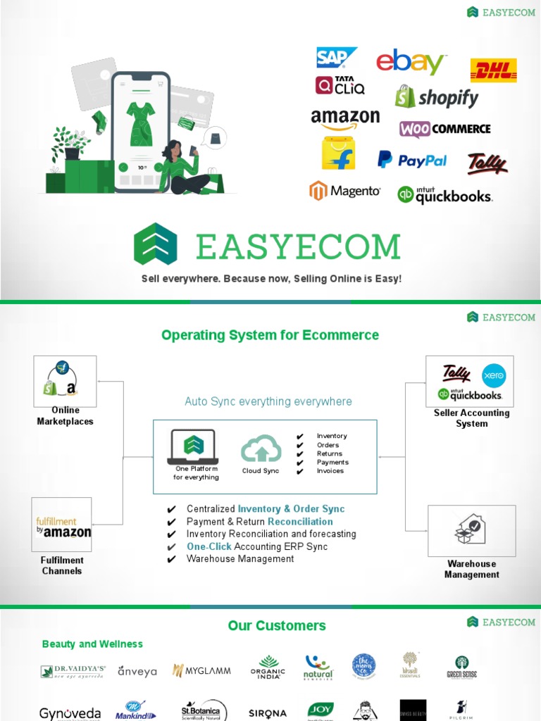 EasyEcom Solution | PDF | Inventory | E Commerce