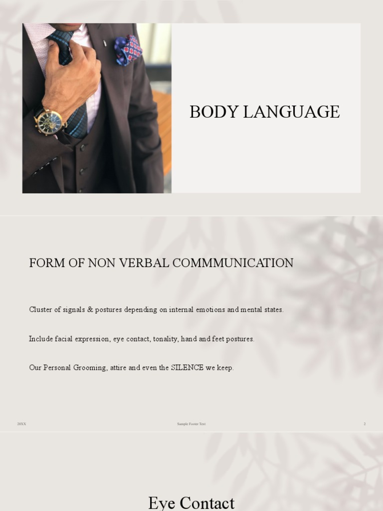 Body Language | PDF