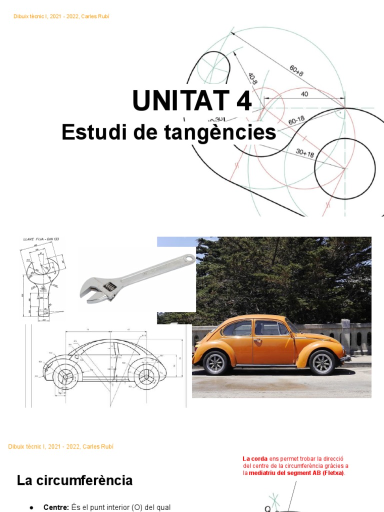 Unitat 4 - Tangències d.t.1 | PDF