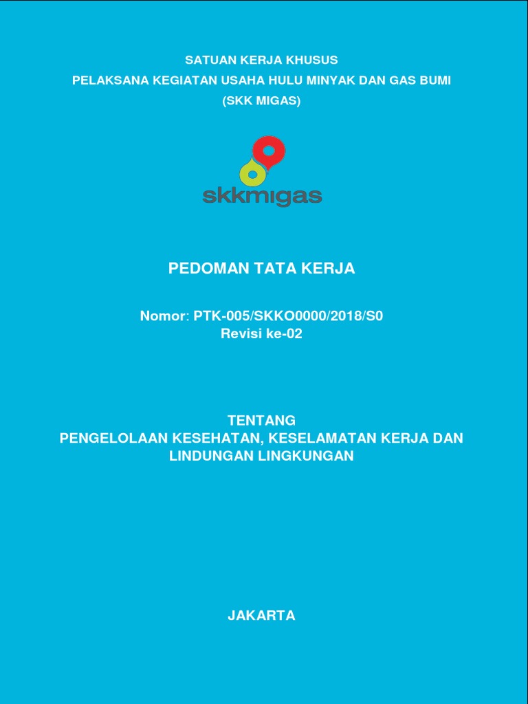 2018-04-27 PTK-005 - Pengelolaan K3LL (Rev.2) PDF | PDF