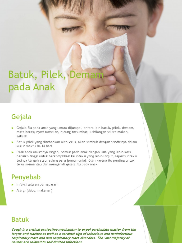 Batuk Pilek Demam Anak | PDF