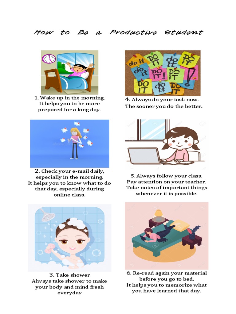 How To Be A Productive Student | PDF