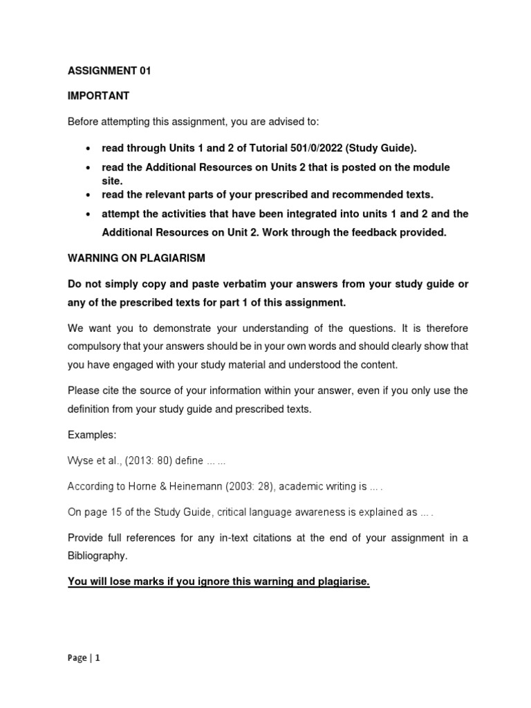 Eng1514 Assignment 01 | PDF | Verb | Phrase