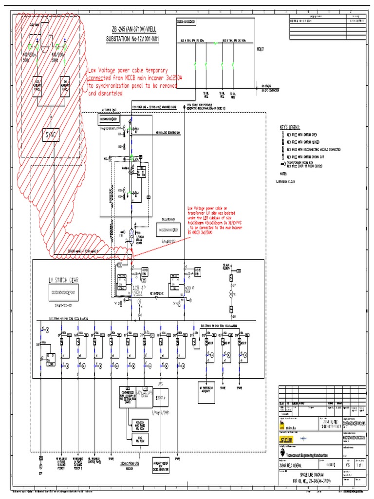 Single Line Diagram | PDF