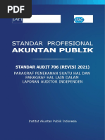 IAPI Standar Audit 530 (Revisi 2021) | PDF