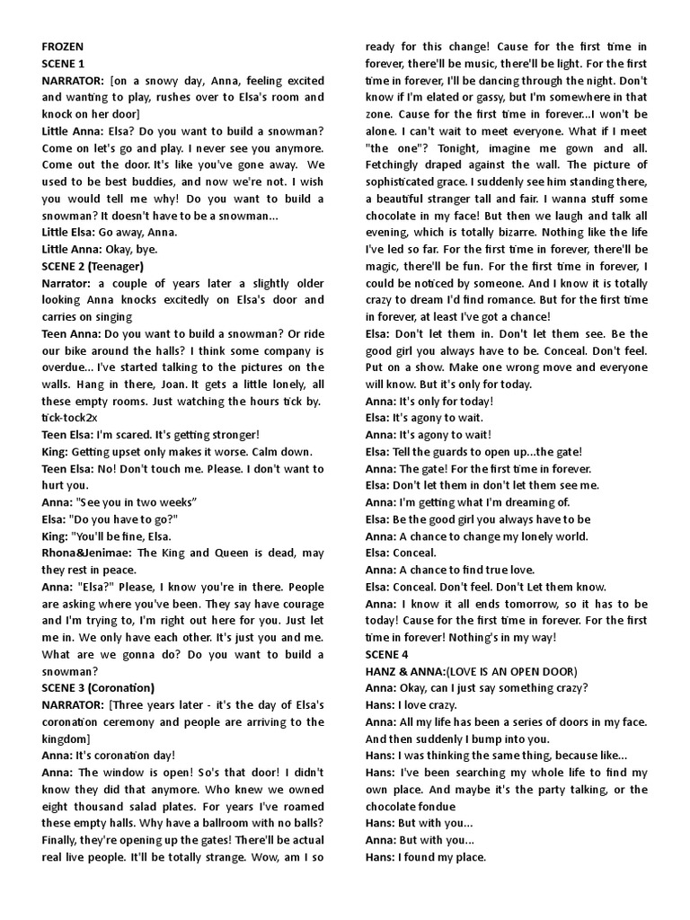 FROZEN | PDF
