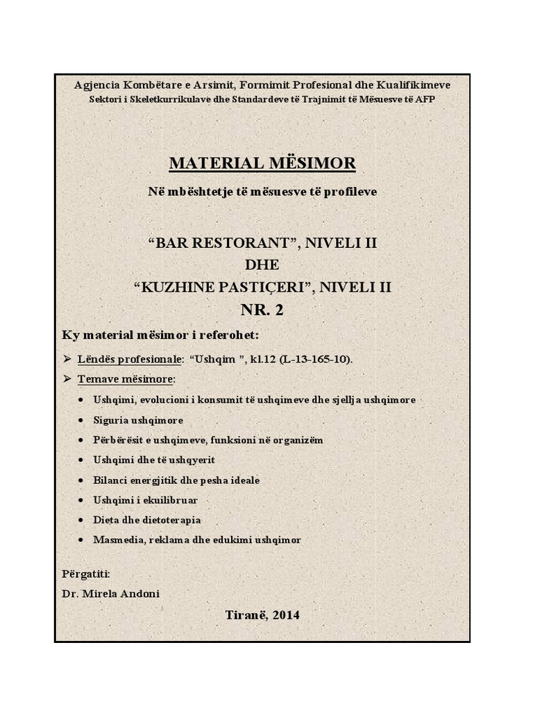 Materiale Mesimore Hotel Turizem II-Nr 2 2014 PDF | PDF
