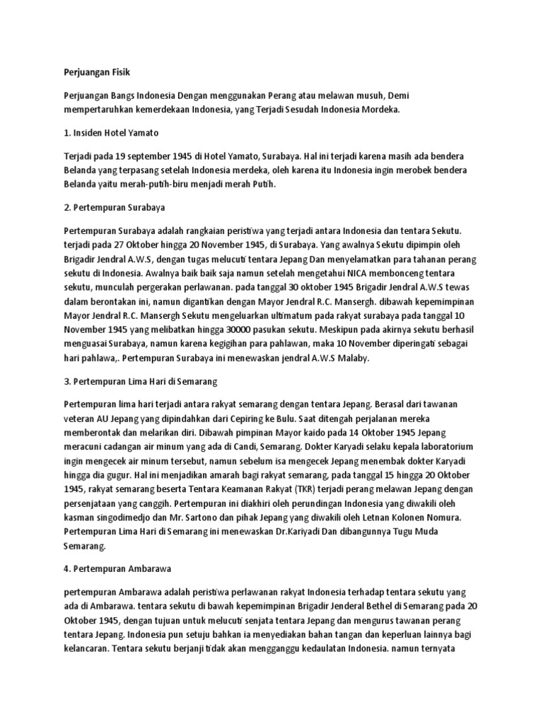 Perjuangan Fisi | PDF | Perjalanan | Sejarah