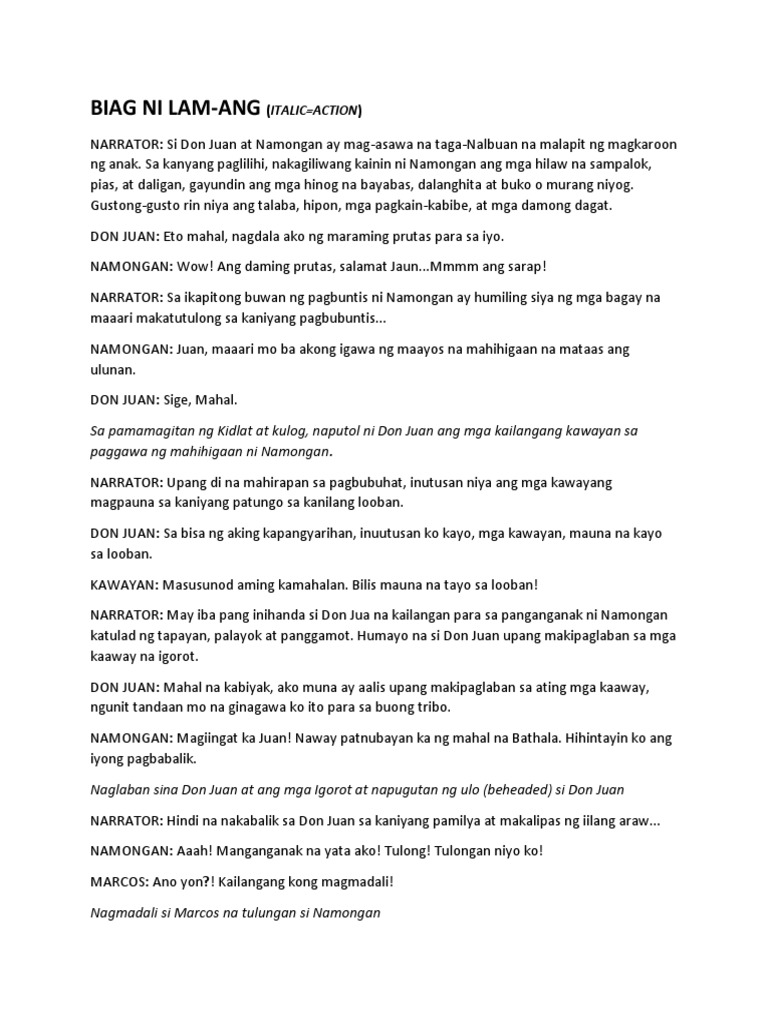 Lam Ang | PDF