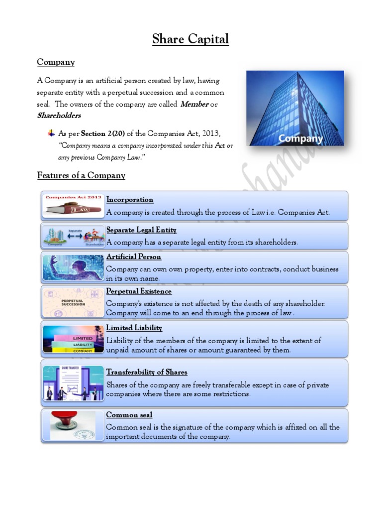 Notes - Share Capital | PDF | Preferred Stock | Debits And Credits