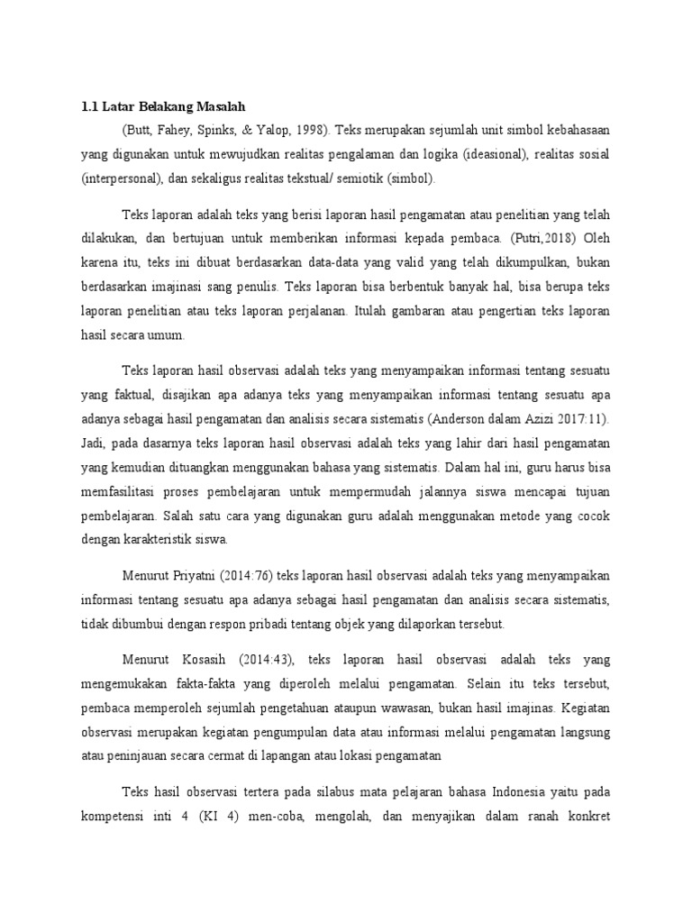 Latar Belakang | PDF