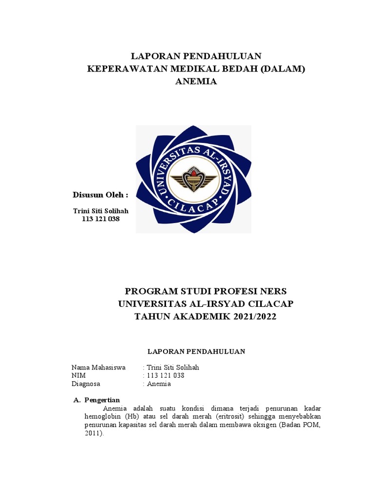 LP Anemia | PDF | Kesehatan Holistik