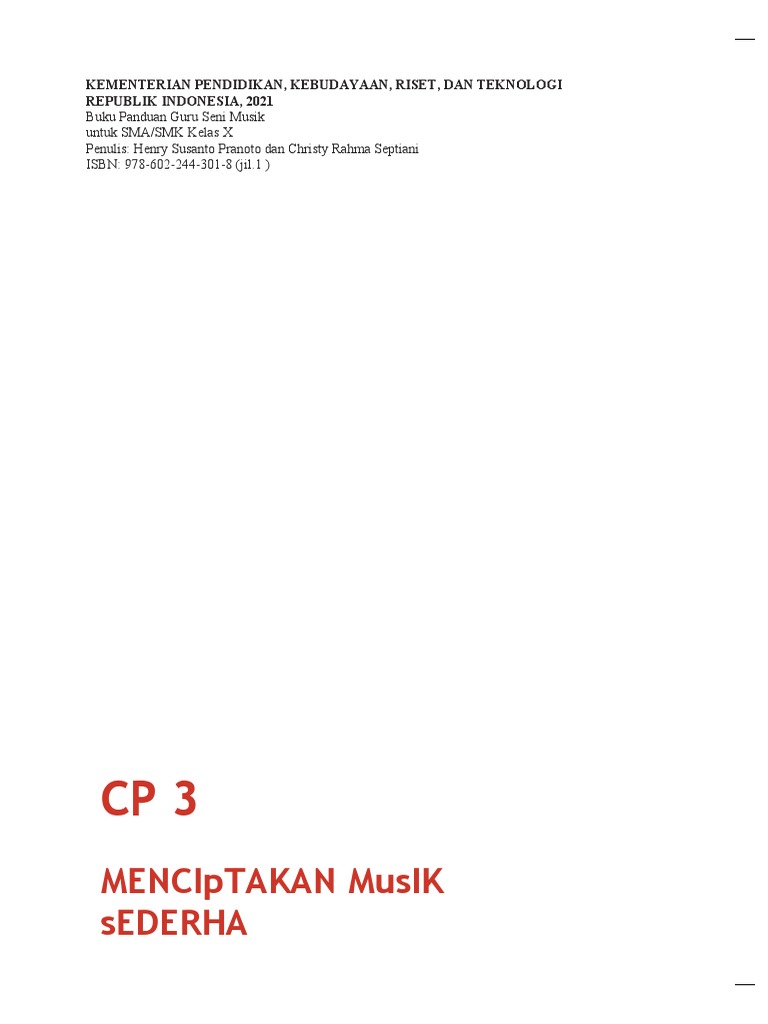 CP 3 Seni Musik | PDF