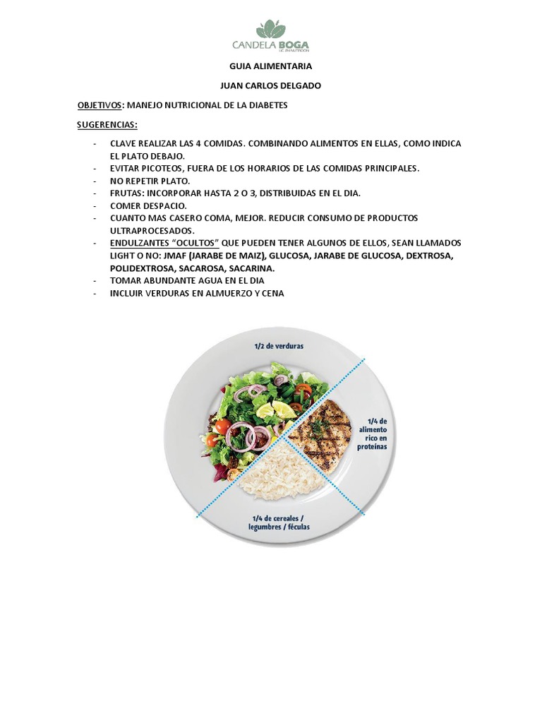 Guia Alimentaria | PDF | Vegetales | Glucosa