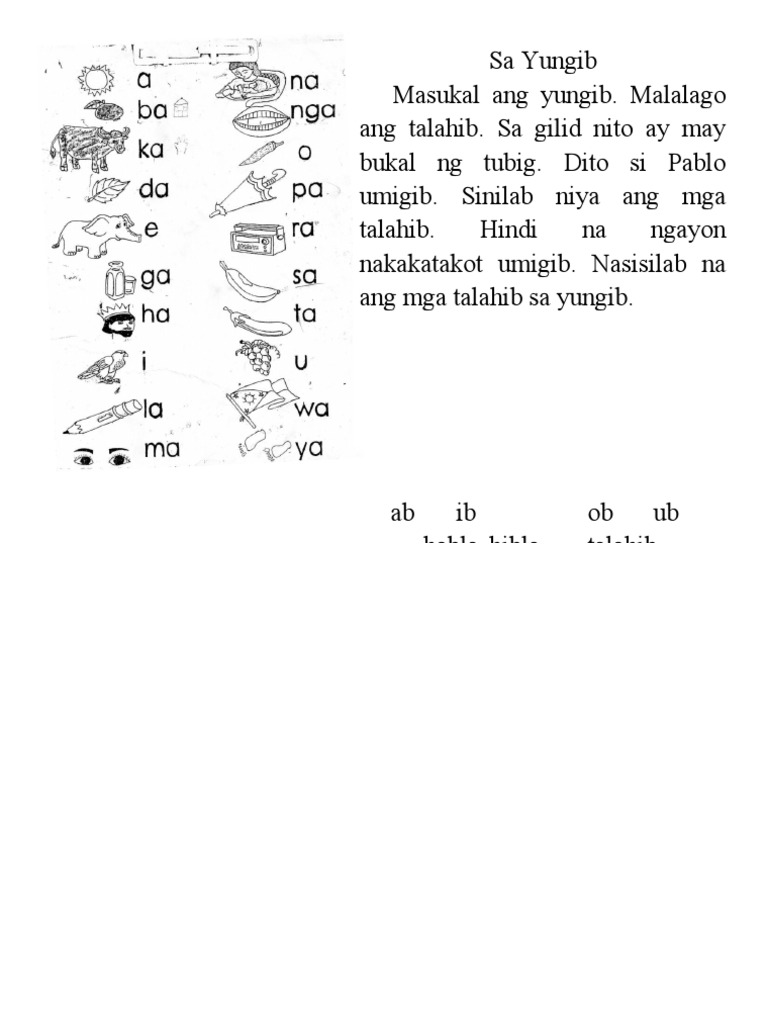 IM - Pagbasa-GRADE 1 | PDF