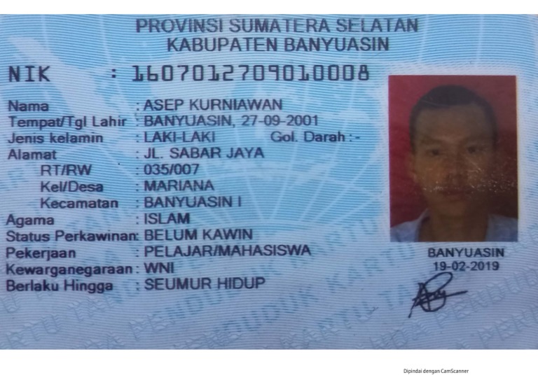 Identitas KTP - Asepkurniawan | PDF