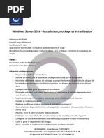 Rapport de Stage - Réseaux Informatique | PDF | Active Directory ...