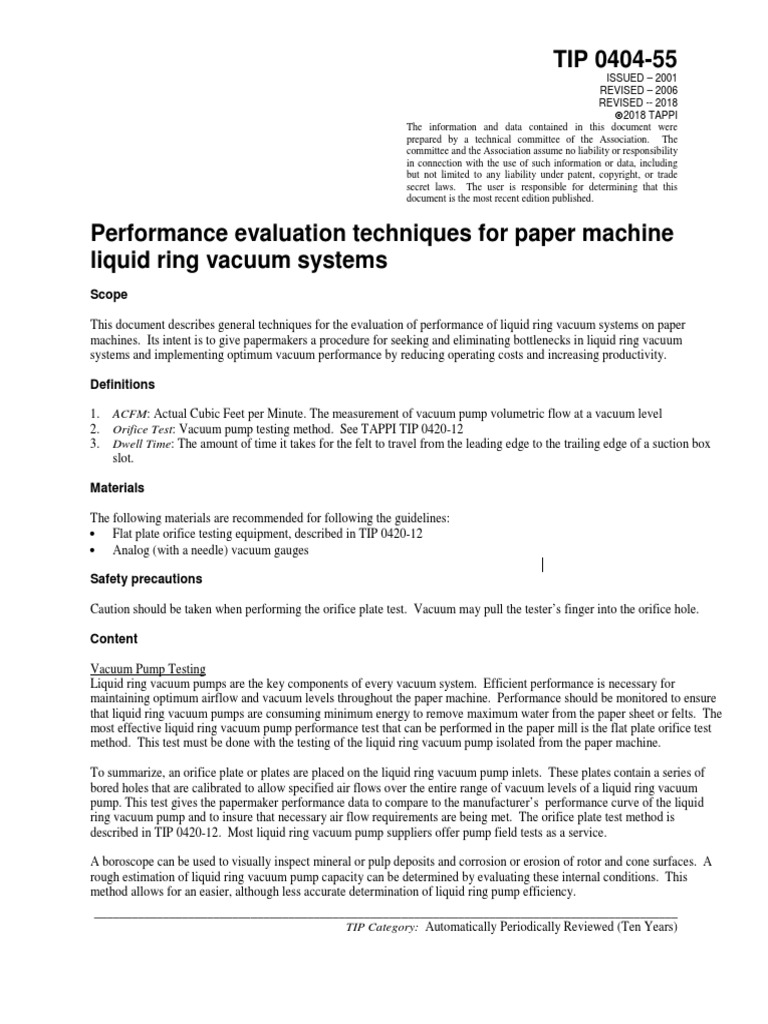 Scope: TIP Category: Automatically Periodically Reviewed (Ten Years ...