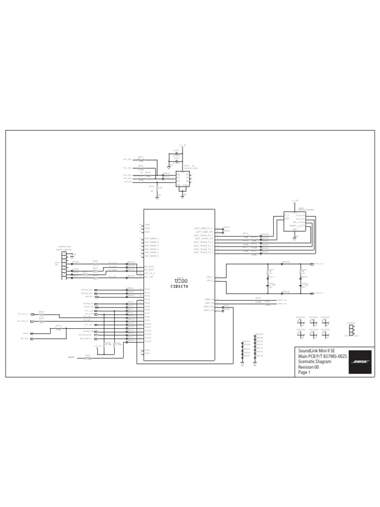 SoundLink Mini II SE Schematic Diagram | PDF | Abstract Strategy Games